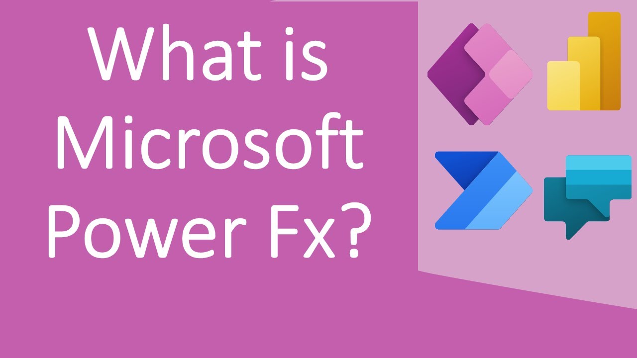 What is Microsoft Power Fx? - YouTube