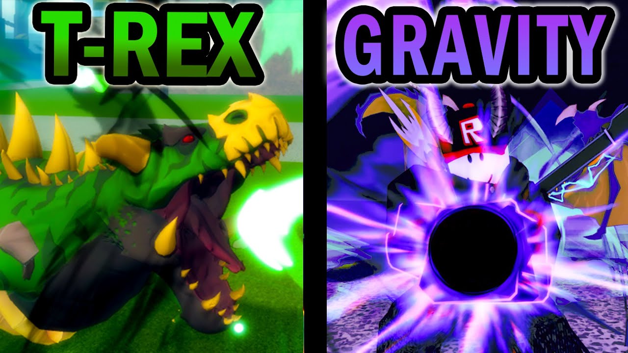 T-Rex VS Gravity REWORK | PVP and Comparison | Blox Fruits - YouTube