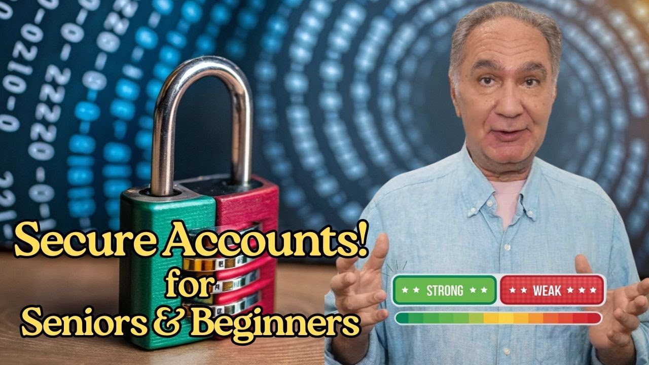 How To Create A Strong Password : Guide for Seniors & Beginners (Stop ...