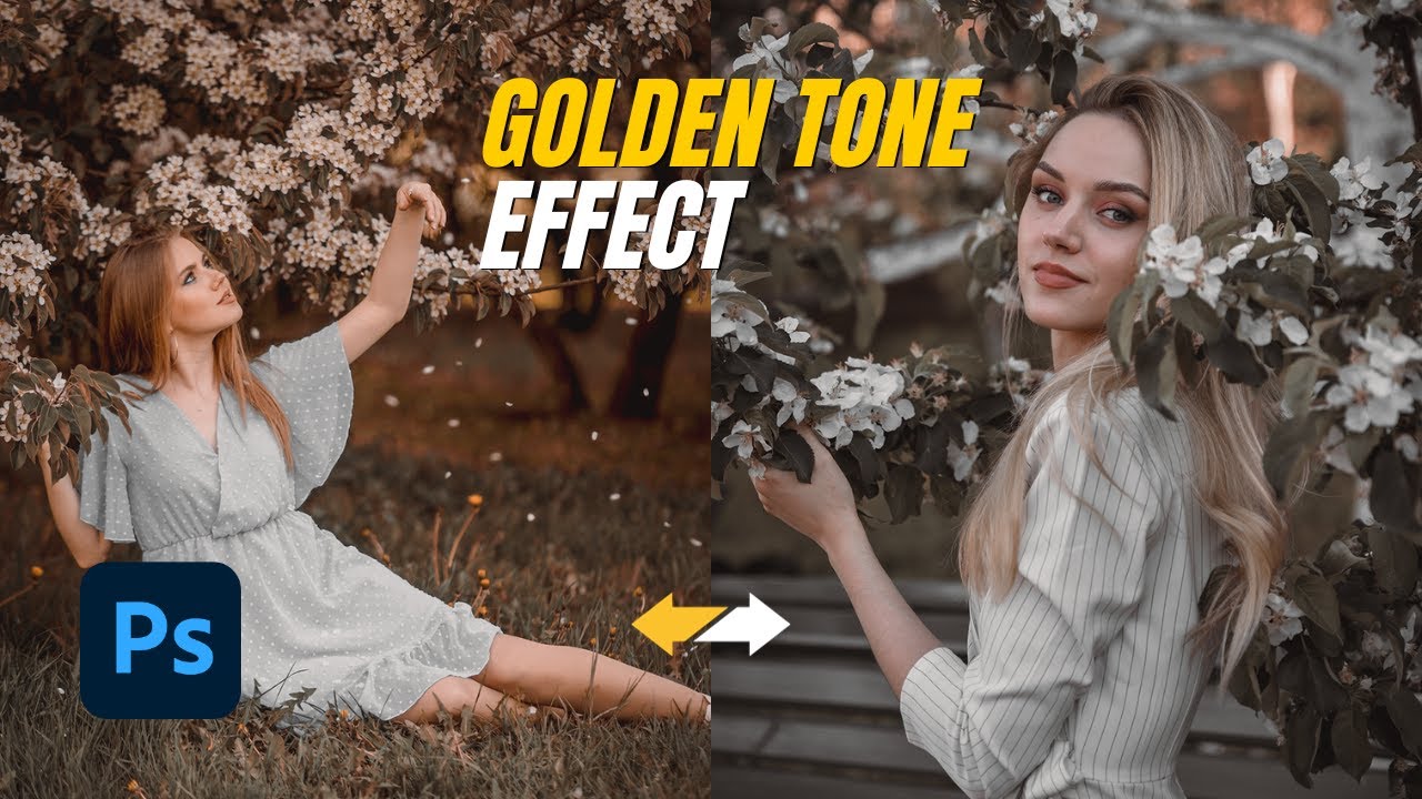 Stunning Golden Tone Effects in Photoshop (11.ai) - YouTube
