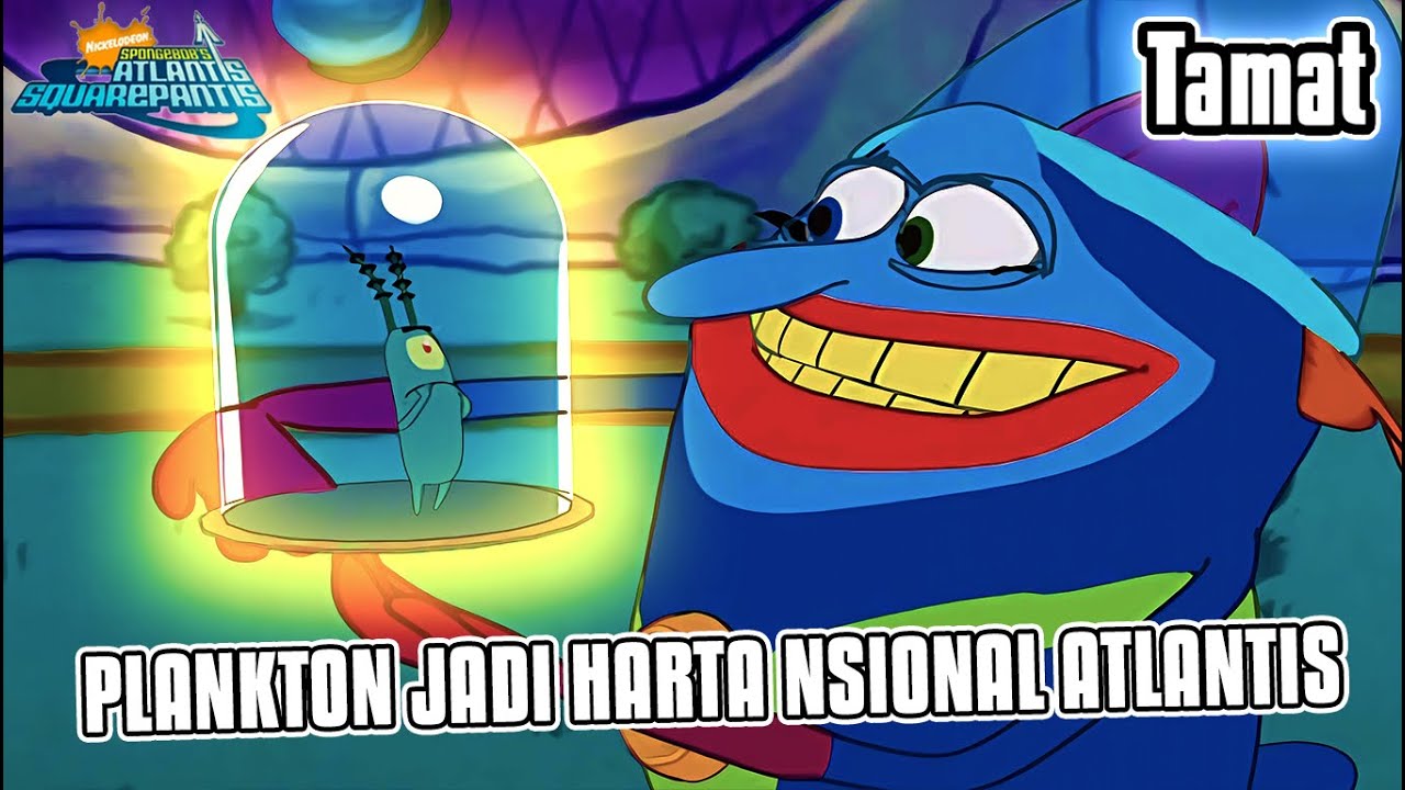 Plankton Jadi Pengganti Gelembung 1 Juta Tahun - SpongeBob's Atlantis ...