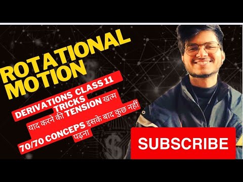 one shot rotational motion all derivations class 11 physics chapter 7 ...