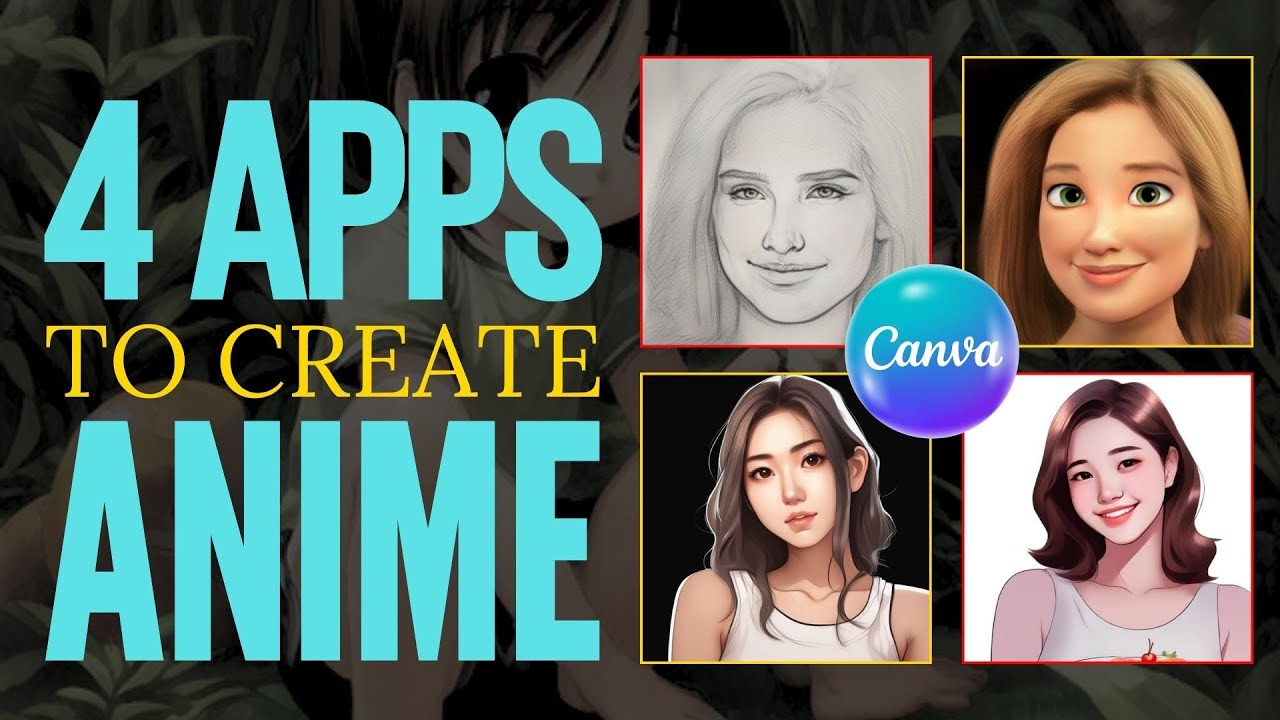 How to create anime on Canva, text to anime, photo - YouTube