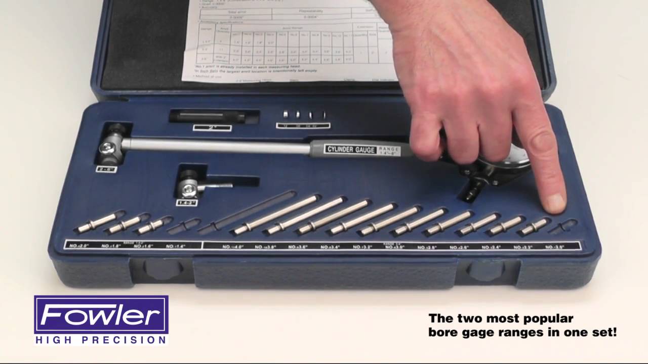 Fowler 52-646-500 X Tender Bore Gage - YouTube