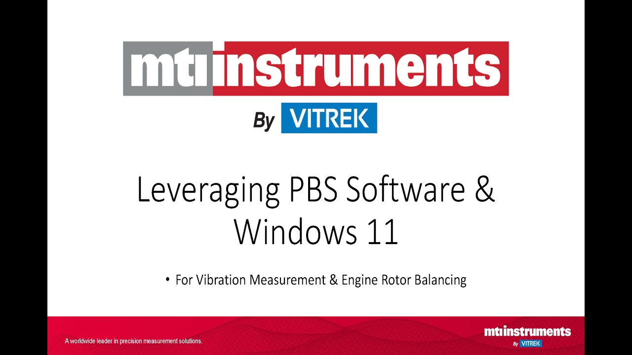 MTI PBS Windows Webinar - YouTube