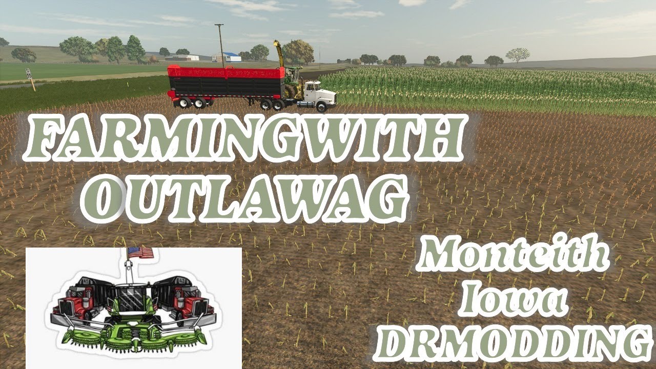 Farming Simulator 25 2025 First combine harvest in Iowa/ Iowa Dairy ...