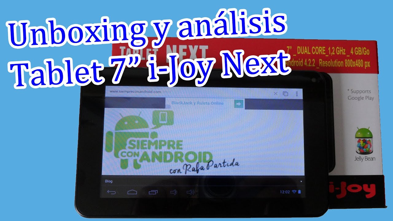 Unboxing y análisis Tablet 7" i-joy Next - YouTube