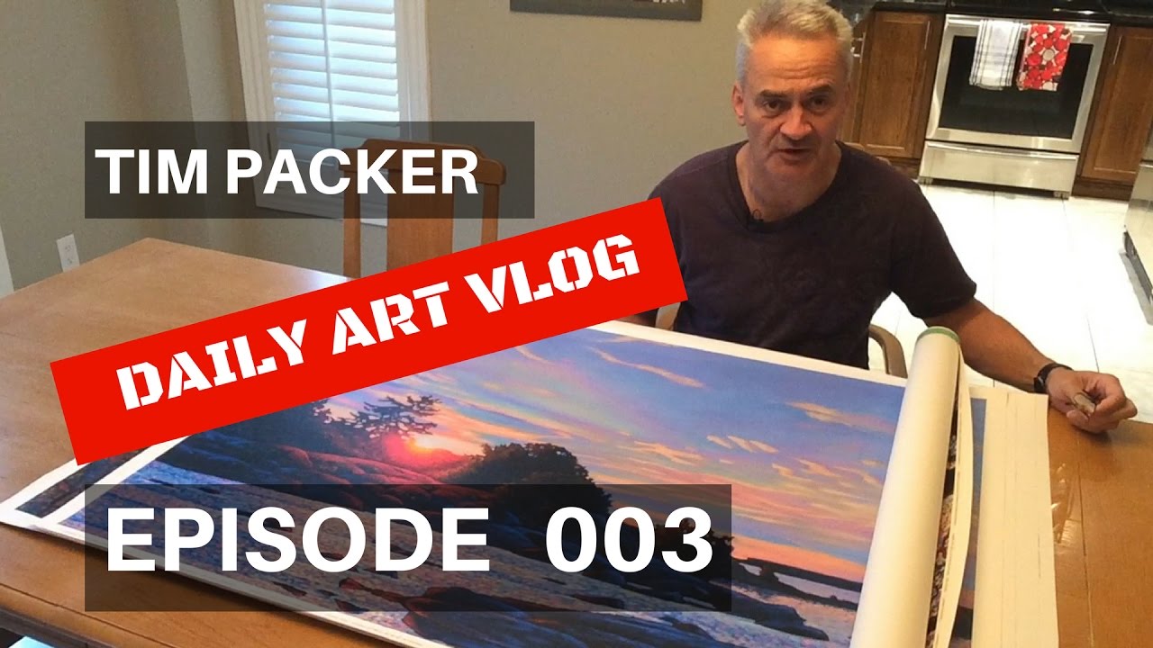 Tim Packer Daily Art Vlog - Episode 003 - YouTube