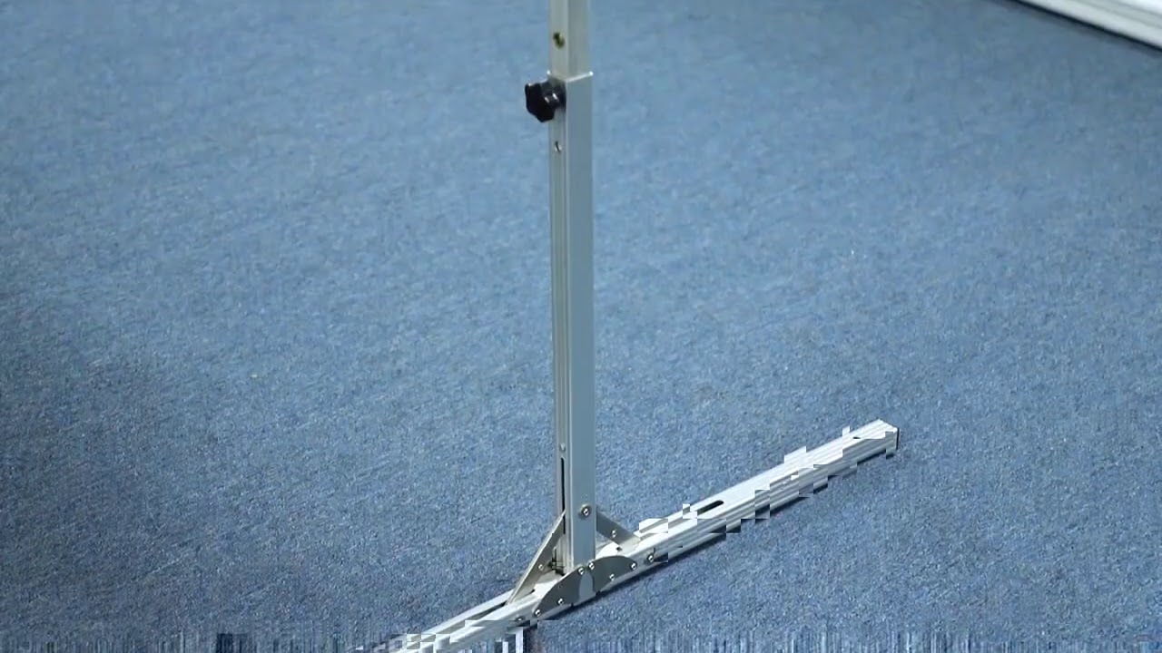 Fast fold projection screen - YouTube
