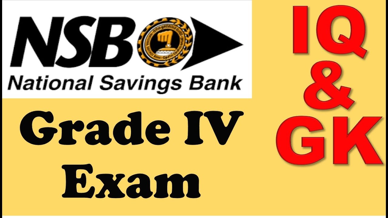 NSB Grade 4 Exam Help Program - YouTube