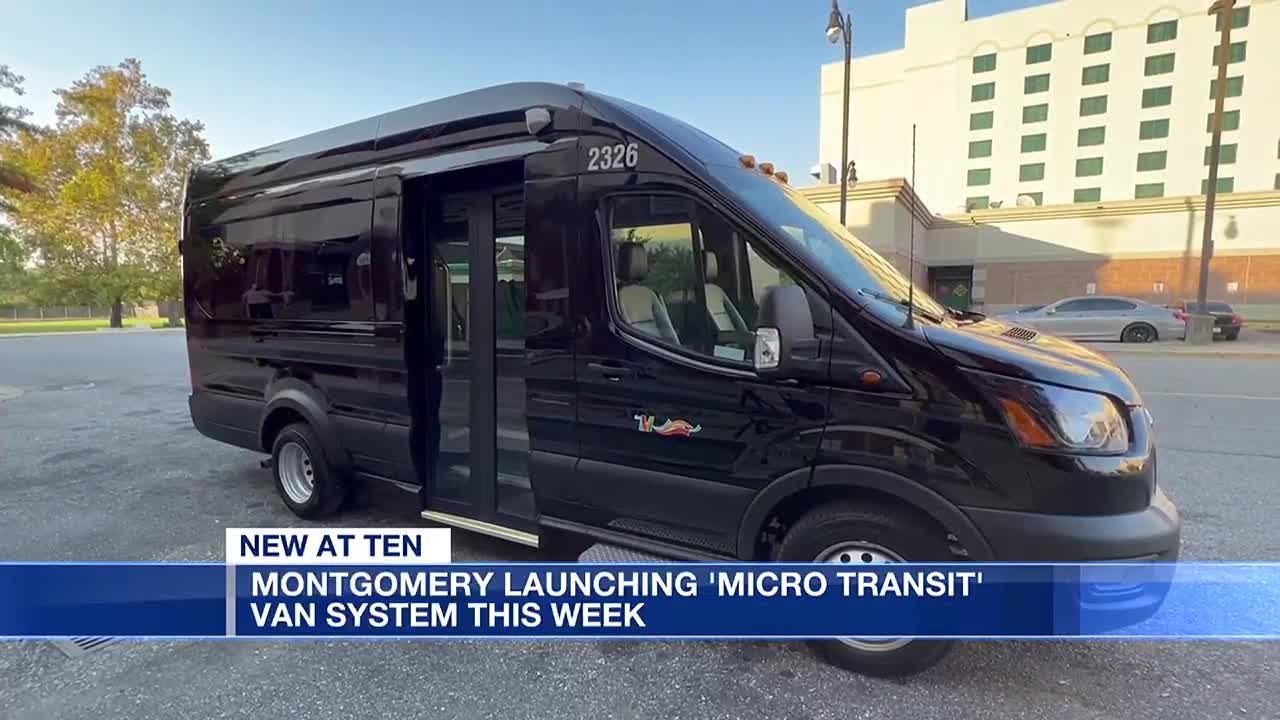 Montgomery launching micro transit van system - YouTube