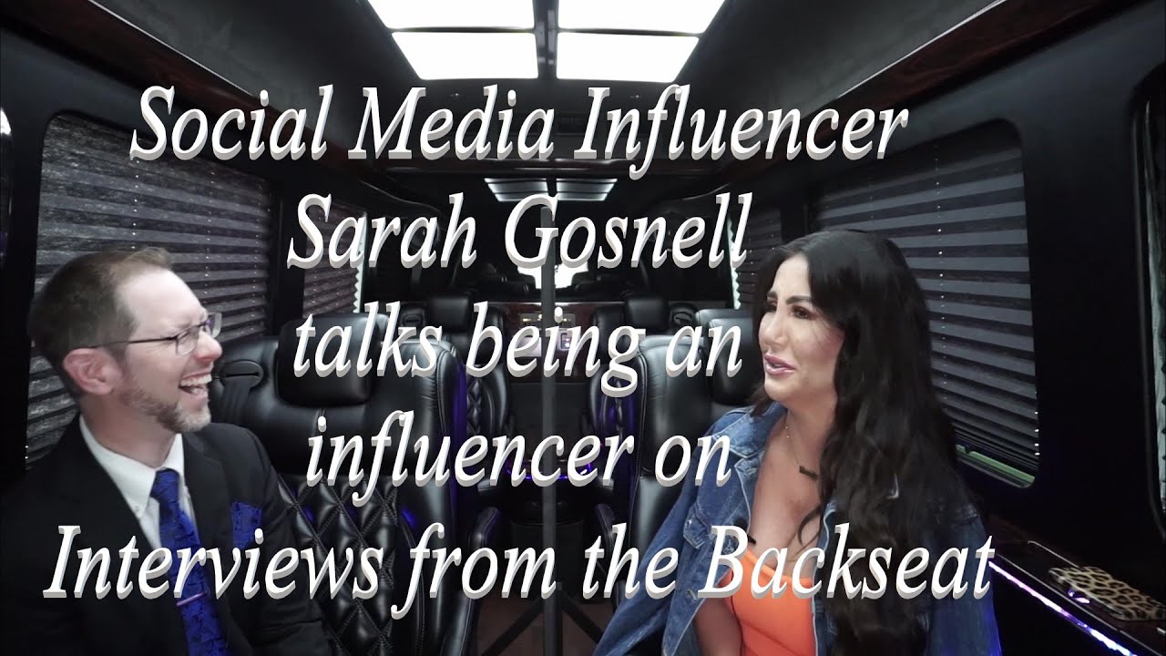 Social Media Influencer Sarah Gosnell in Part 1 of Interviews from the ...