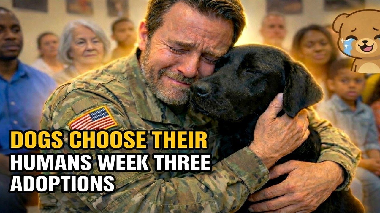 December Adoptions: When Dogs Choose Their Forever Humans - YouTube