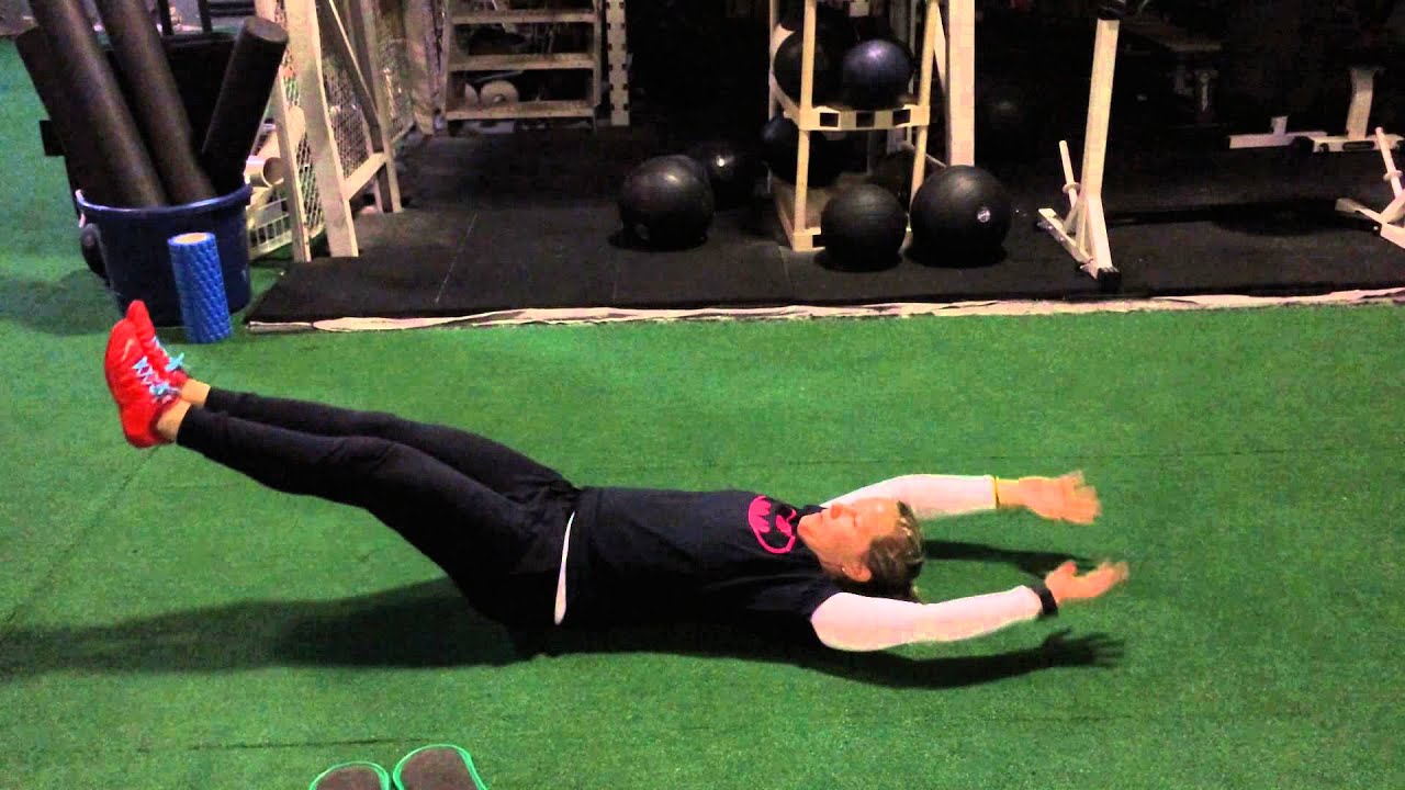 Knee Tuck V Sit Up - YouTube