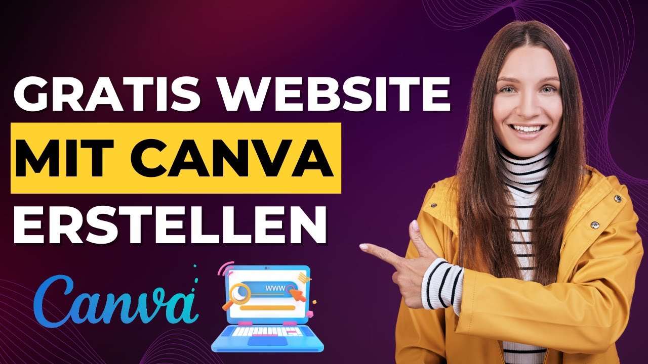 Gratis Webseite erstellen mit Canva 2024 - YouTube