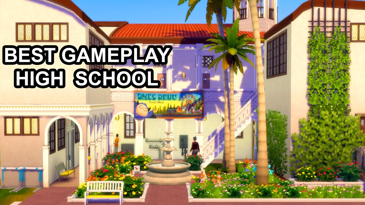 I ANALYSED how Sims BEHAVE to make the BEST High School for Gameplay ...
