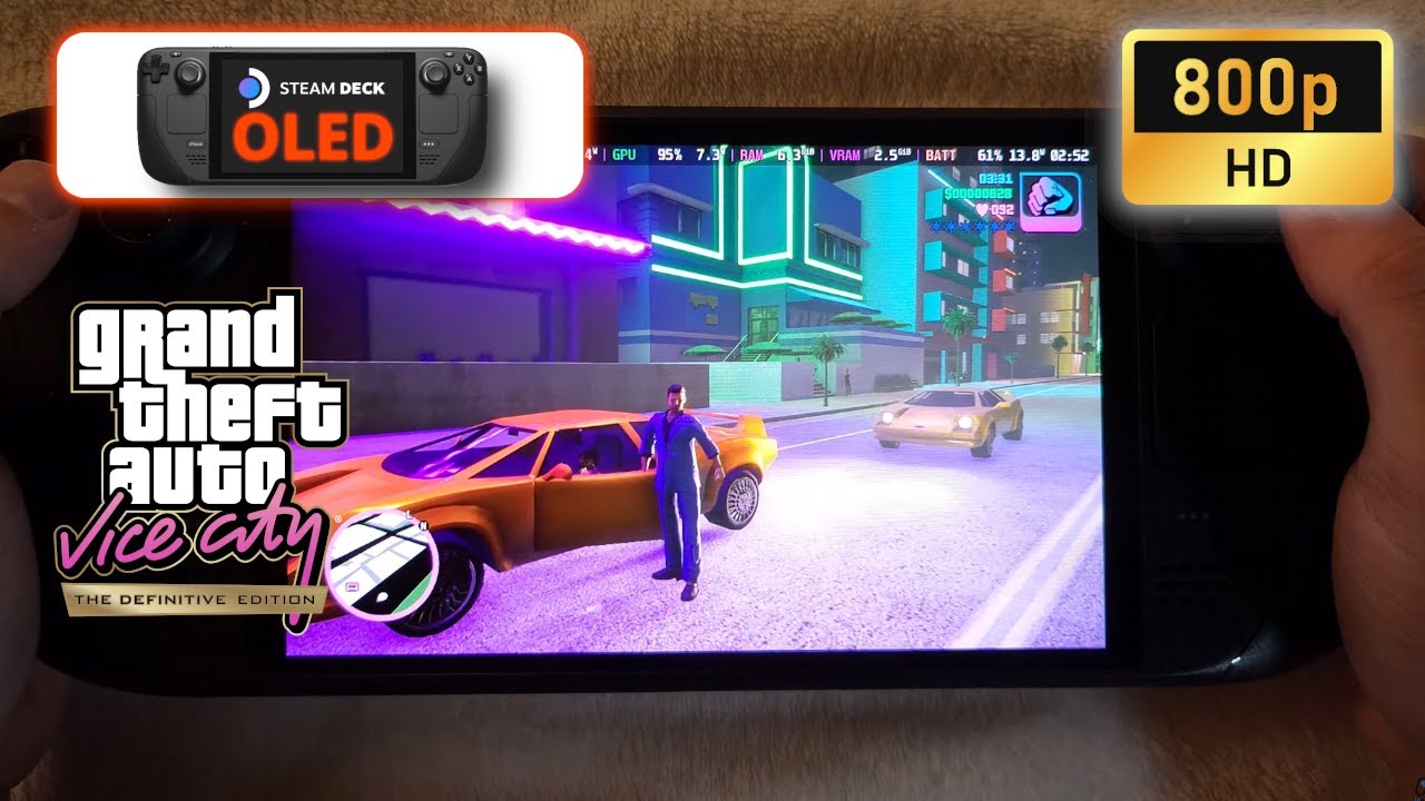 Steam Deck OLED | GTA: Vice City - The Definitive Edition | 800p | Low ...