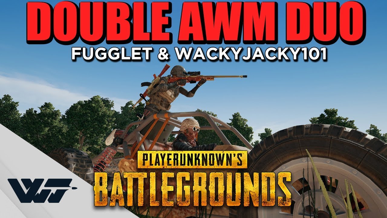 DOUBLE AWM DUO with Fugglet - PUBG - YouTube