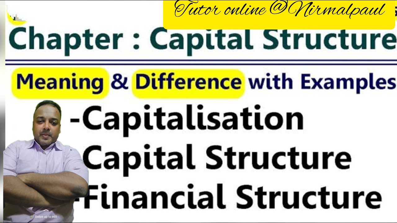 Difference between Capital structure and Capitalization | #securities # ...