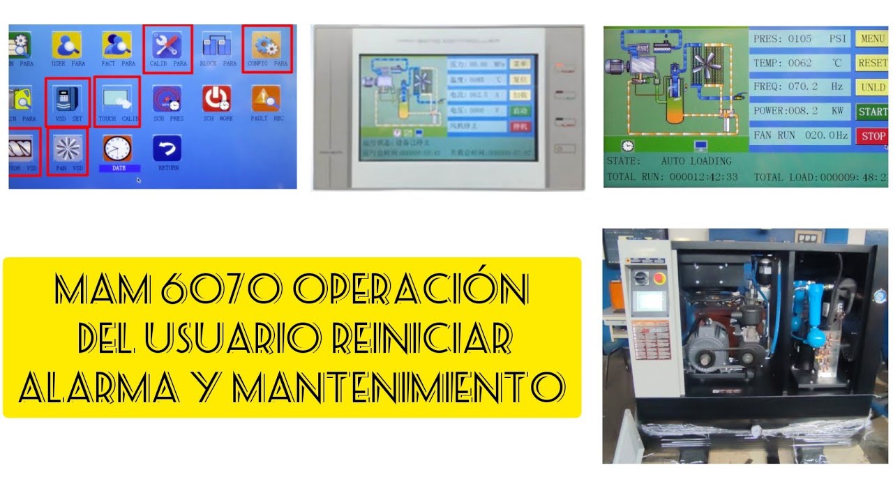 CONTROLADOR MAM-6070 OPERACION DEL USUARIO COMO REINICIAR ALARMA Y ...