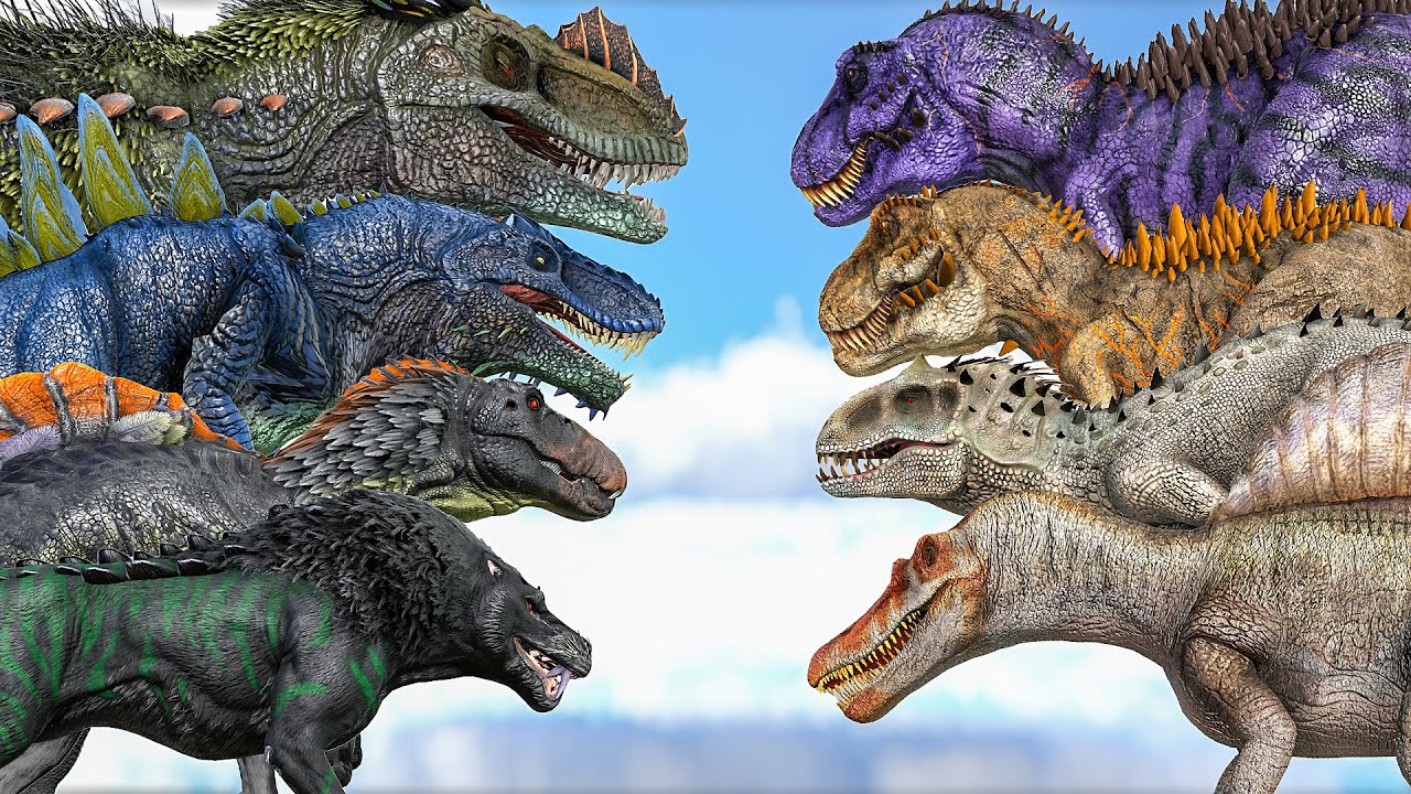 Sid's Hybrids VS Jurassic Park | ARK Mod Battle Ep.158 - YouTube