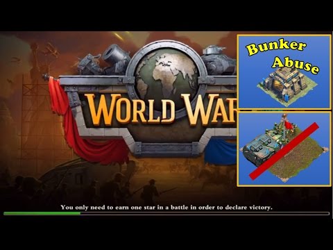 DomiNations War Attack 5* vs 146 lvl Global Age, Czech Veterans nr7 - Bunker Abuse | 2016.08.05