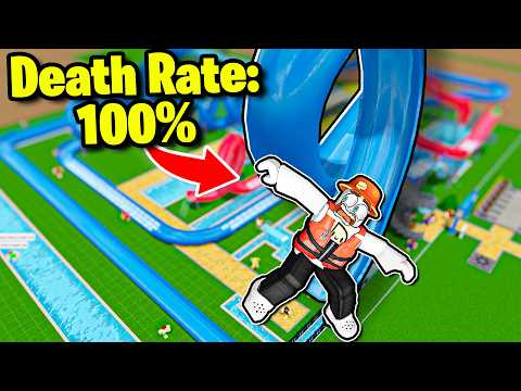 I Built the DEADLIEST Waterpark in Roblox History..