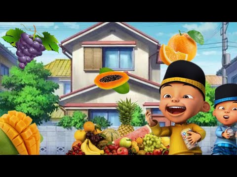 Upin ipin pesta raja buah | tebak gambar upin ipin - YouTube