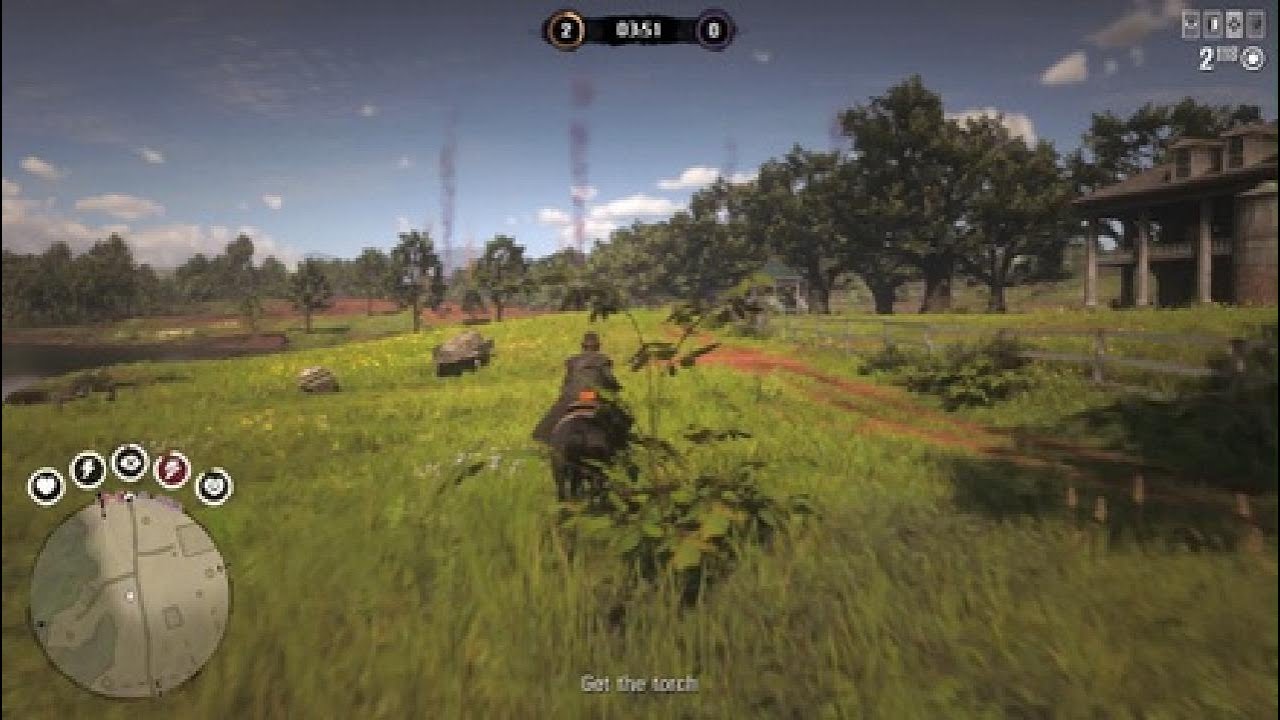 Red Dead Redemption 2 Online Though Fight and Win Torch Horse Race ...
