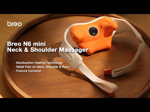 Relax Anytime, Anywhere | Breo N6 Mini Neck & Shoulder Massager with ...