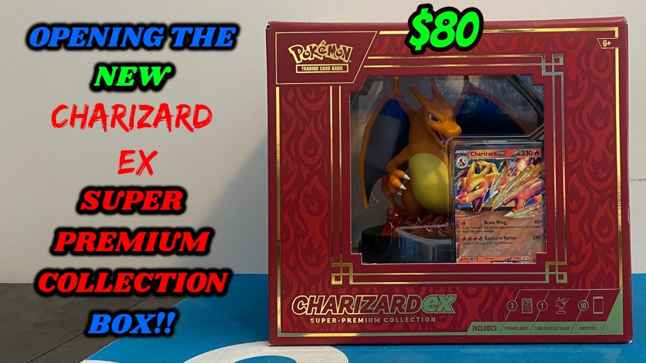 I opened the NEW $80 CHARIZARD EX Super Premium Collecction Box!! -- Is ...