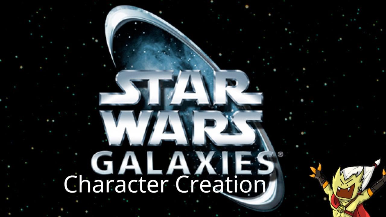 Pre-cu Star Wars Galaxies Emulator Tutorial: Character Creation - YouTube