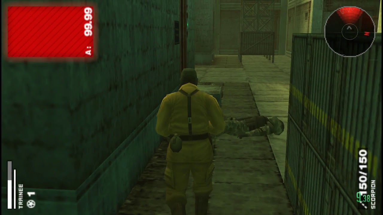 MGS: Portable Ops Plus - Training: Scorpion [Extreme] in 0:14 (Silo ...