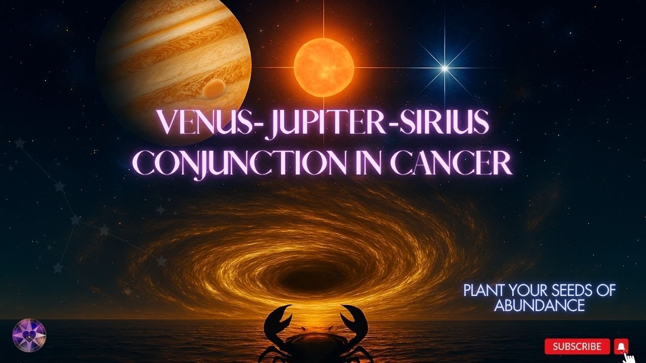 Venus - Jupiter - Sirius Conjunction in Cancer | Meditation to Plant ...