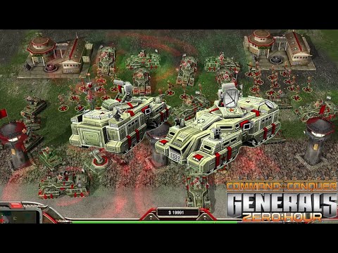 "Field Command Vehicle" China - Red Army 1 vs 5 Random Hard AI | C&C ...