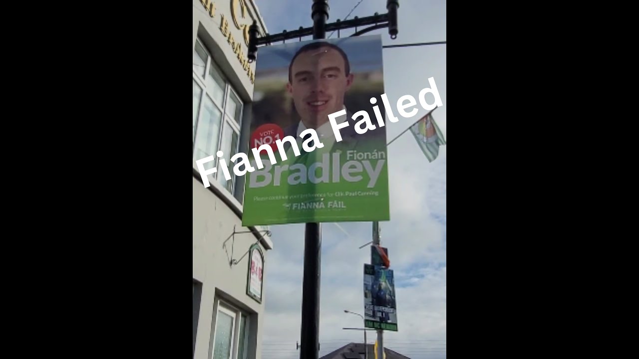 Walkabout Election Poster Tour of Buncrana Part 2 (Fianna Failed ...