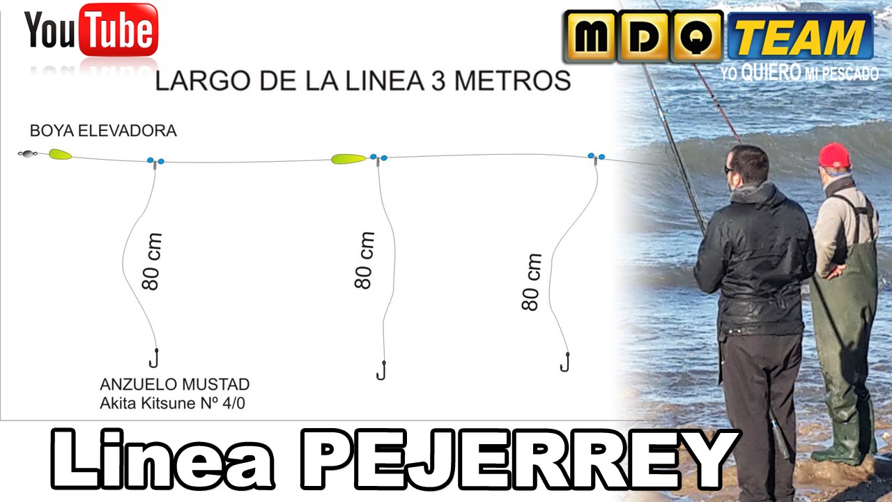 Linea para Pejerrey de Playa - LINEA QUEBRADA - YouTube