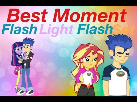 All Flash x Twilight and Flash x Sunset Moments-Equestria Girls - YouTube
