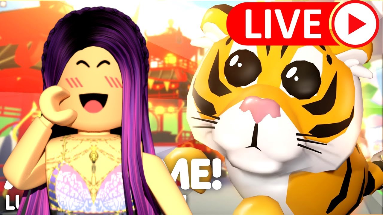 🔴ROBLOX LIVE - New Adopt Me Lunar Update 🏮 - YouTube