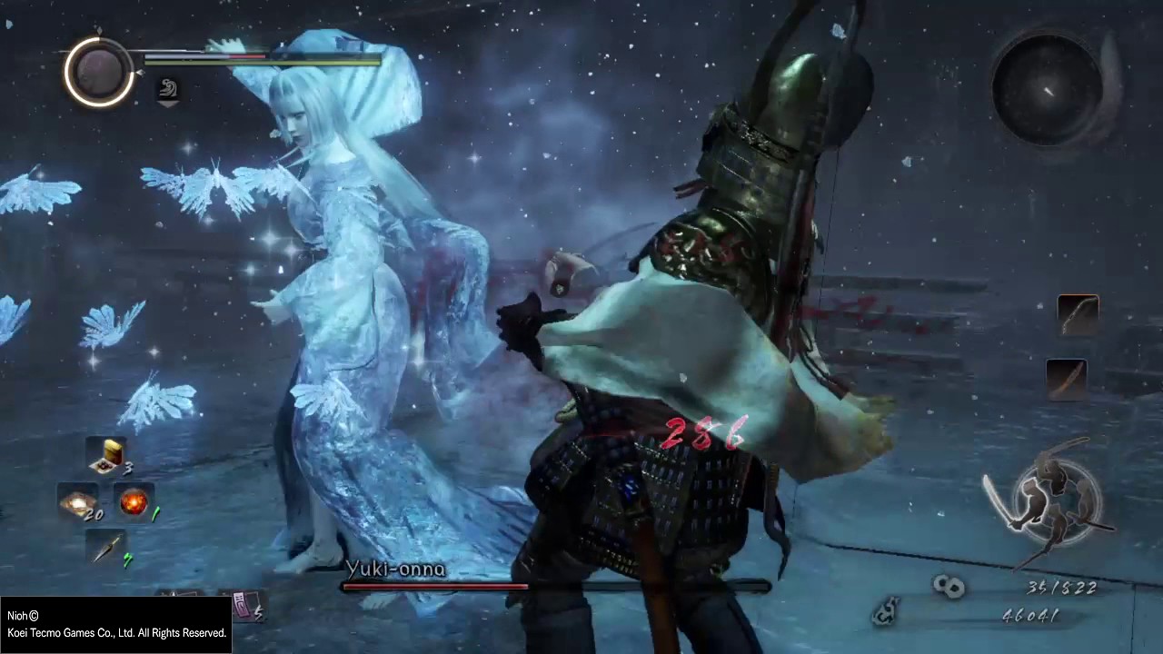 Nioh Yuki-Onna Boss - YouTube