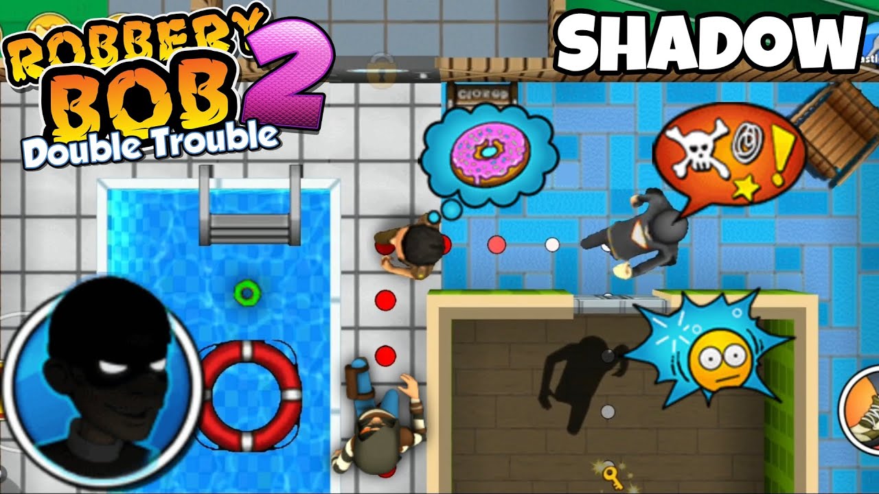 Robbery Bob 2 - Shadow Batman Bob vs Shadow Black Hood Bob Ep 2 - YouTube