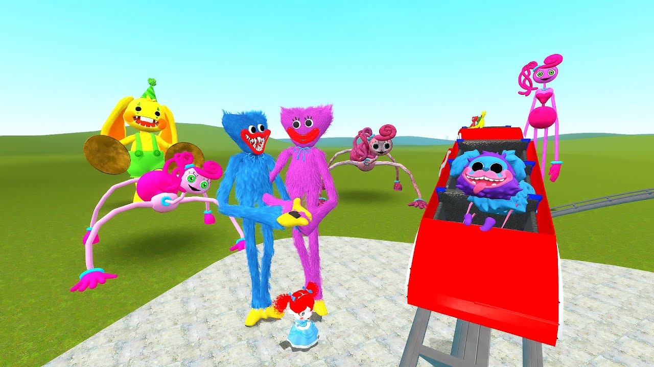 Poppy Playtime: Huggy Wuggy — Ragdoll Adventure! Jumps And Fails [GMOD ...