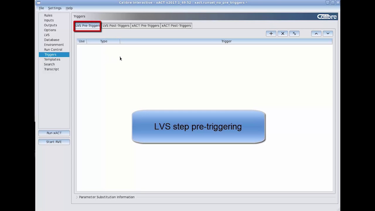 How to setup triggers in Calibre xACT Interactive GUI - YouTube