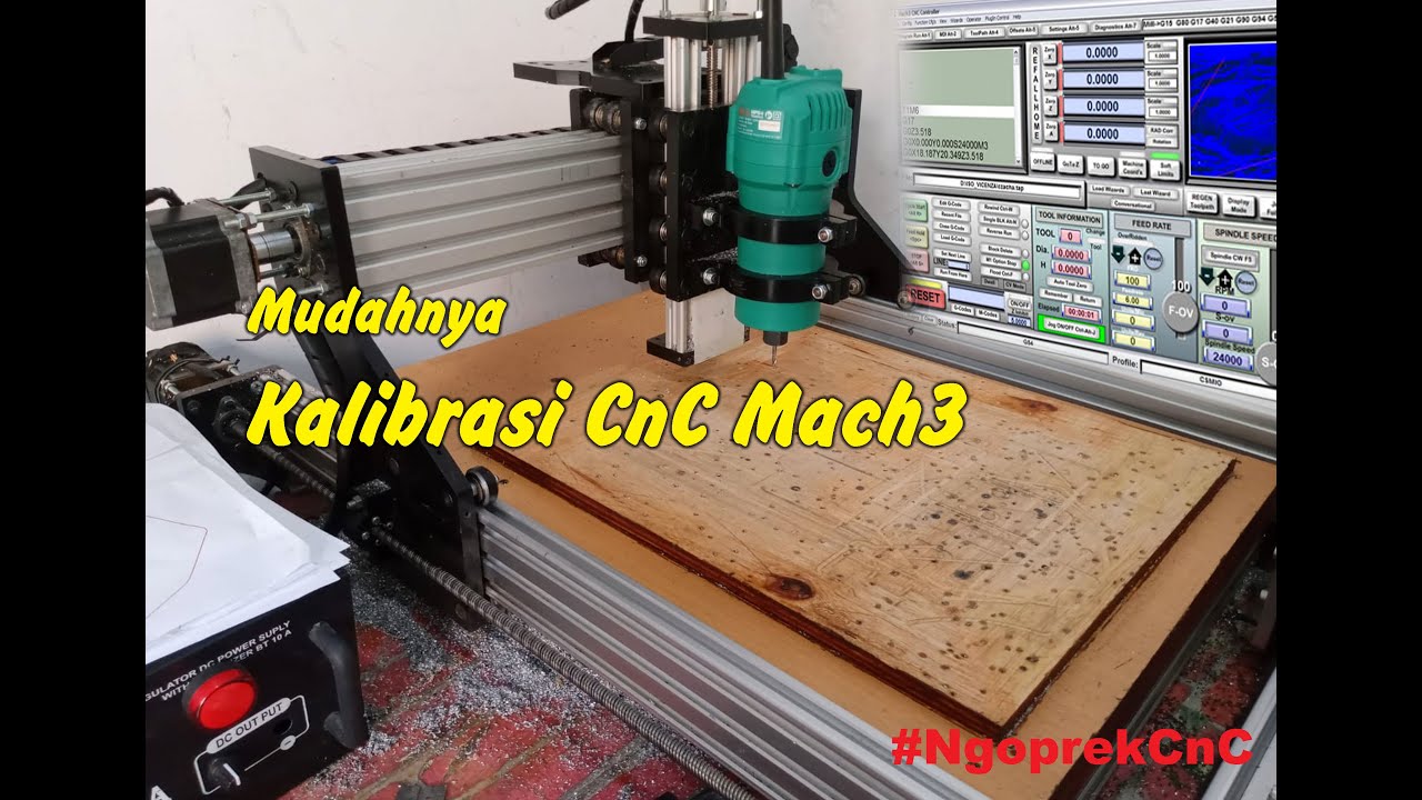 Mudahnya Kalibrasi CnC Mach3 - YouTube