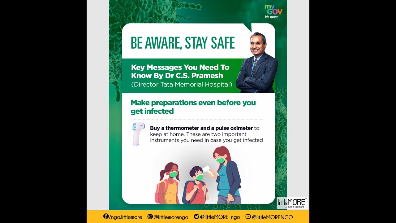 Covid-19 Myths Busted by Dr. C.S. Pramesh - Director, Tata Memorial ...