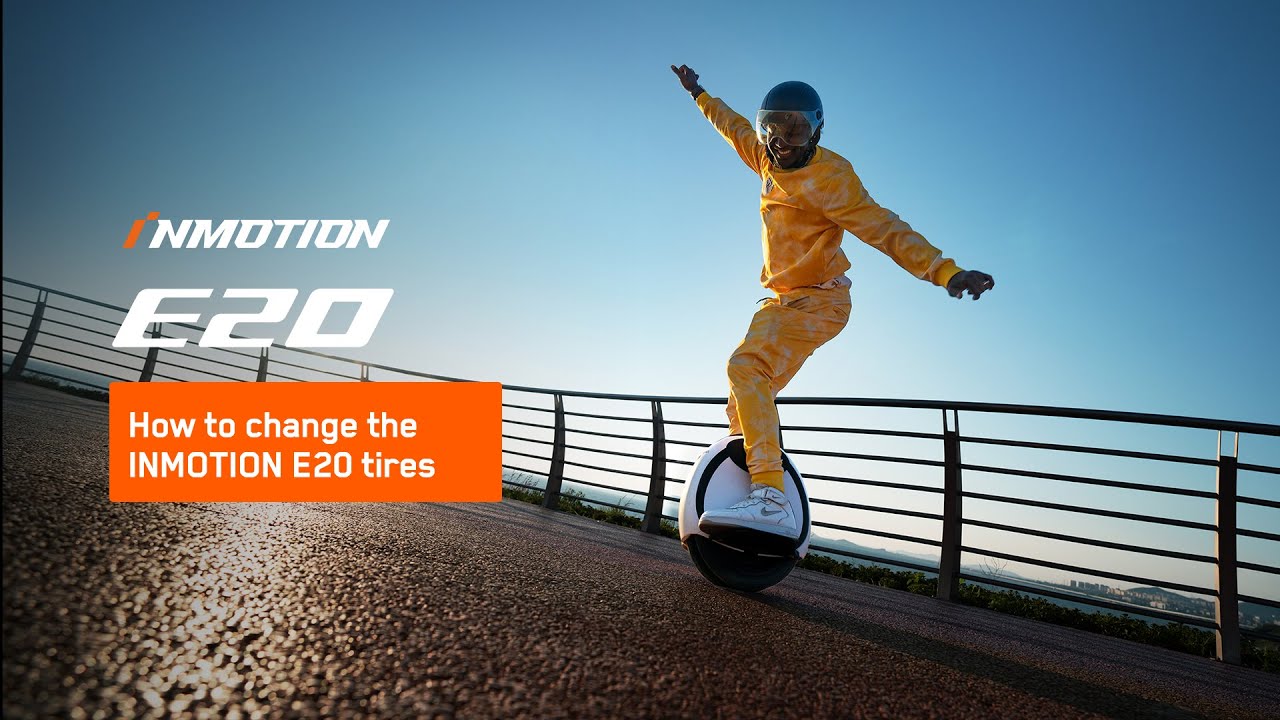 How to change the INMOTION E20 tires. - YouTube