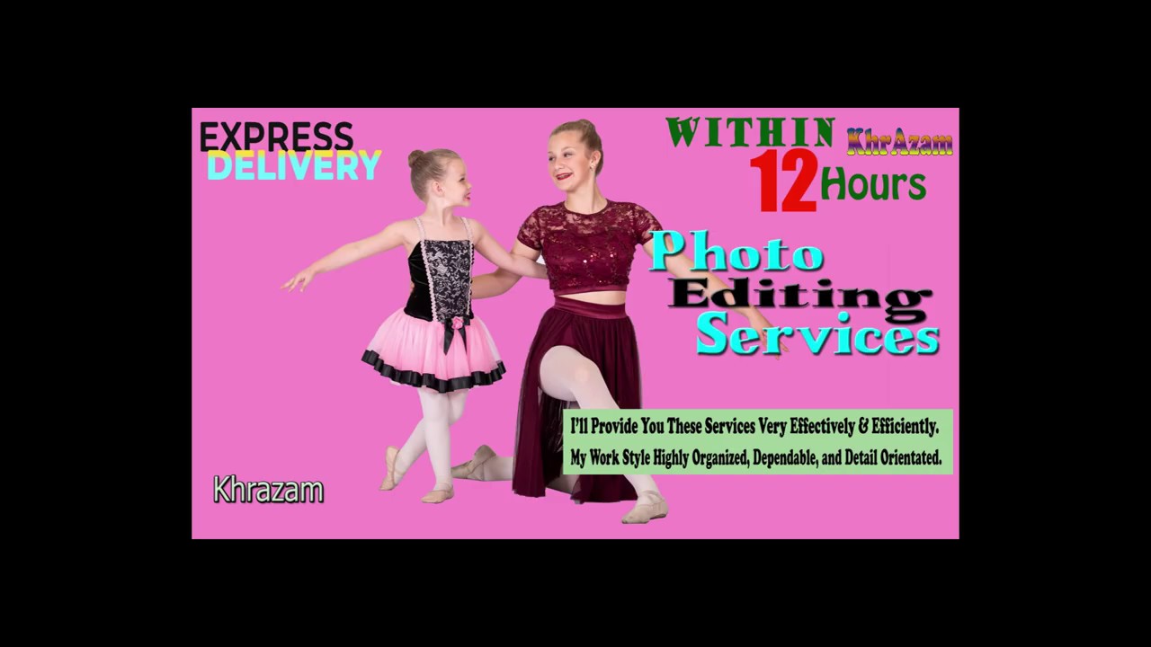 Photo Editing Services | Photo Editor | Upwork | Fiverr - YouTube