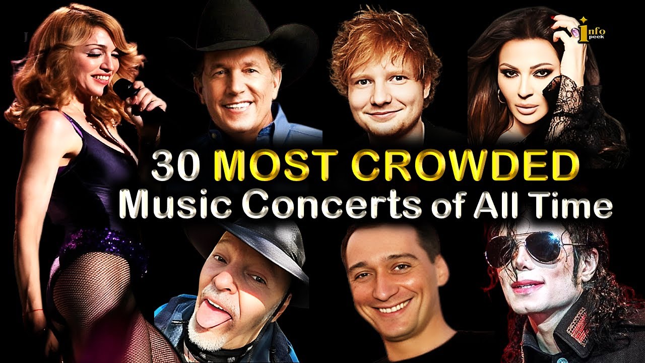 30 Most Crowded Music Concerts of All Time | 30 Biggest Concerts of All ...