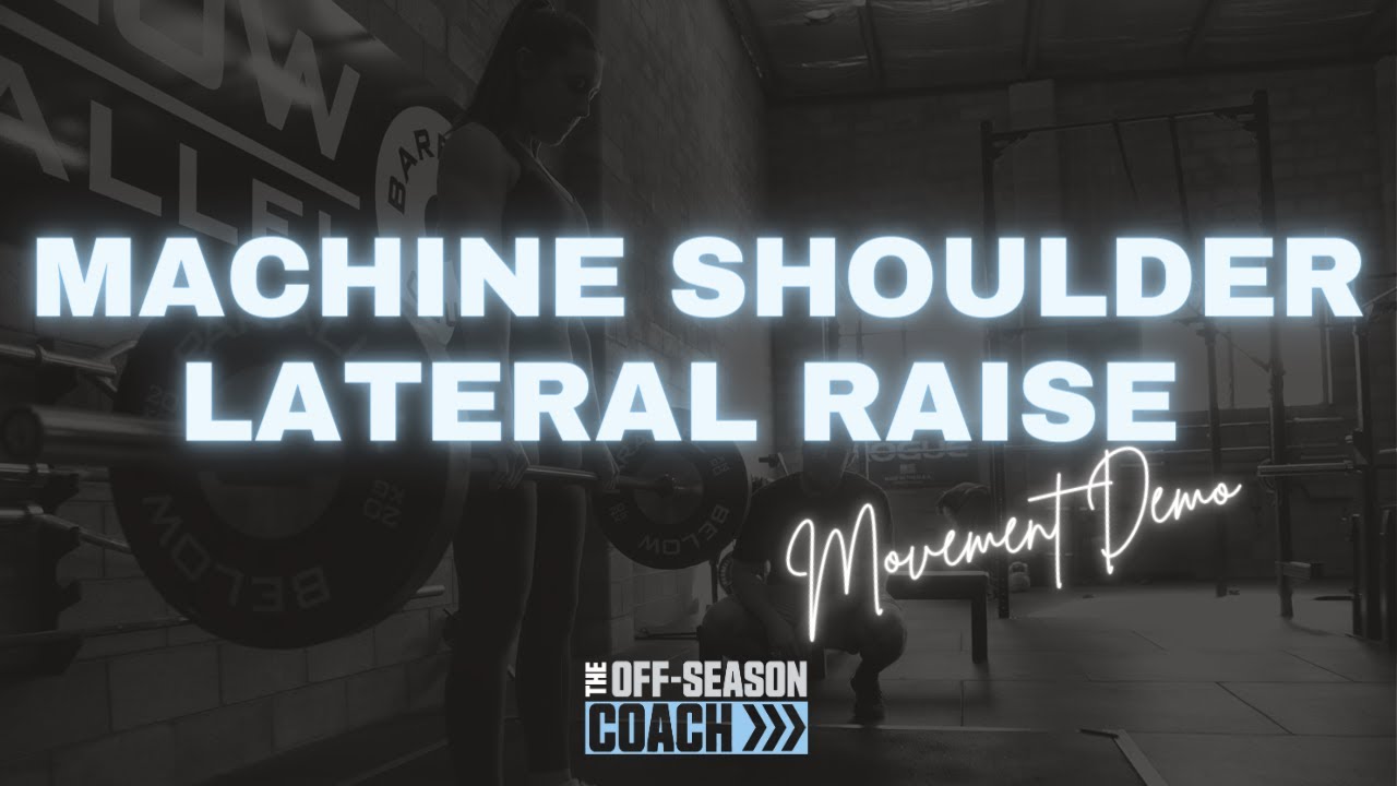Machine Shoulder Lateral Raise - YouTube