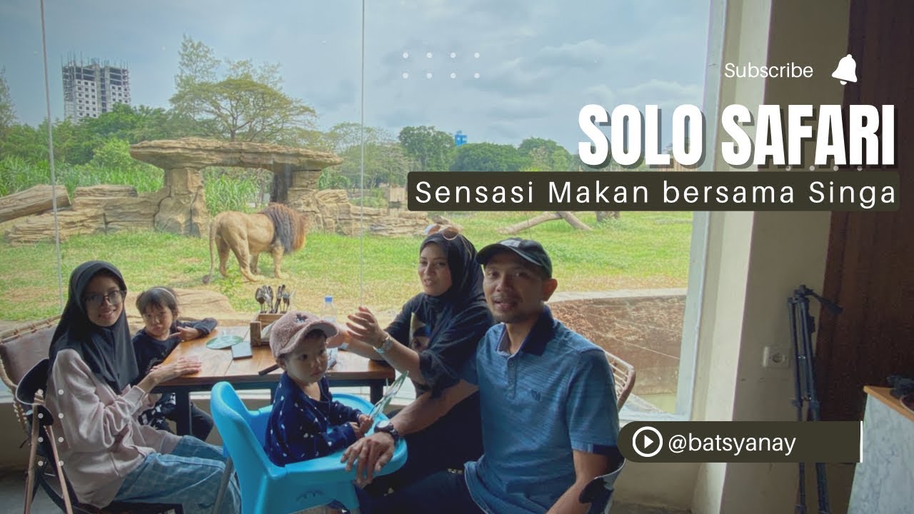 Vlog liburan ke solo safari ingin makan di resto bersama harimau di ...
